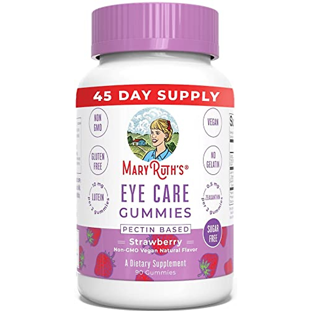 Adult Multivitamin Multimineral Gummies & Eye Care Gummy Vitamins Bundle by MaryRuth's | Vitamin C, Vitamin D and E | B Vitamins | Biotin | Zinc | Supplements for Eye Health, Vegan, Non-GMO