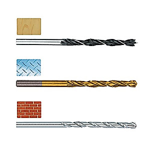 BLACK+DECKER A7230-XJ 104 Easy Grip Drill Piece Set - Black, 1-Piece