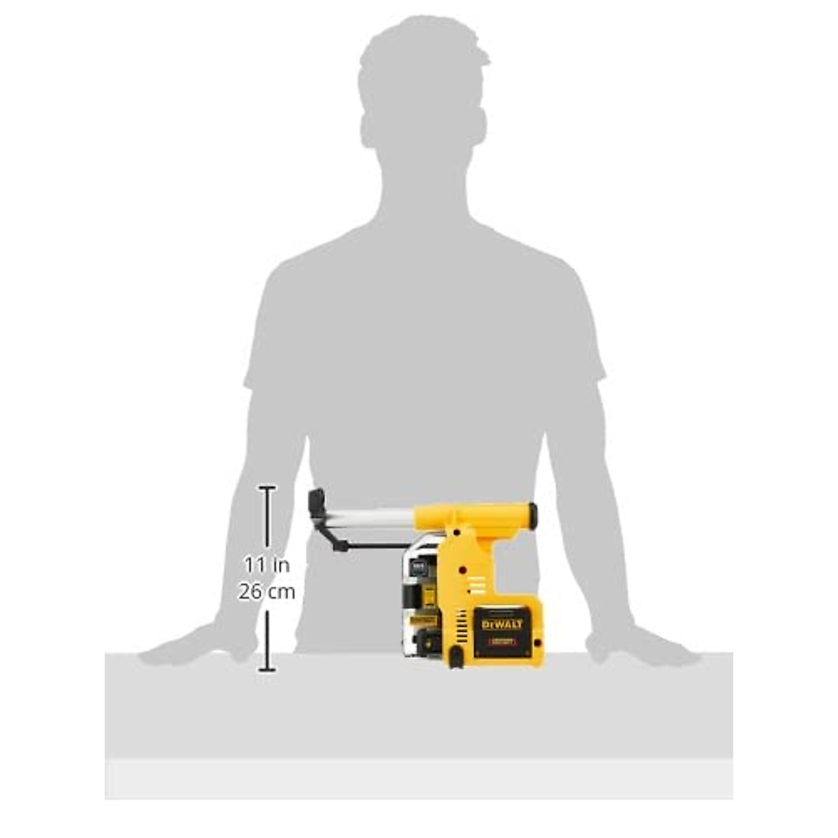 DEWALT Onboard Rotary Hammer Dust Extractor for 1-Inch SDS Plus Hammers (DWH303DH)