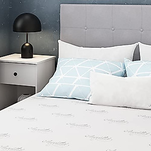 Furinno Angeland 8-Inch Gel Infused Memory Foam Mattress, Full,