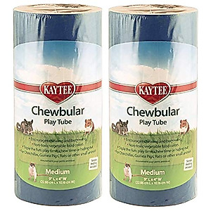 Super Pet Kaytee Chewbular Play Tube, Medium, Colors Vary (2 Pack - Medium)