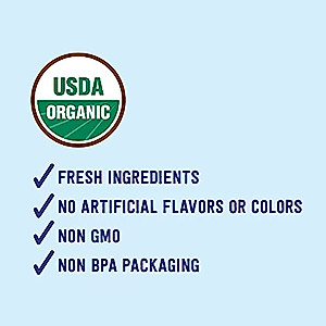 Amazon Brand - Mama Bear Organic Baby Food, Stage 2, Apple, Spinach, Blueberry, Kale, 4 Ounce (Pack of 12)