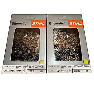 Stihl 26RS 81 Drive Links .325 Pitch .063 Gauge (2 Pack) Rapid Super Chainsaw Chain