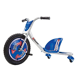 Razor RipRider 360 Caster Trike for Kids Ages 5+ - Lightweight, Rubber Handlebars, Steel Frame, for Riders up to 160 lbs