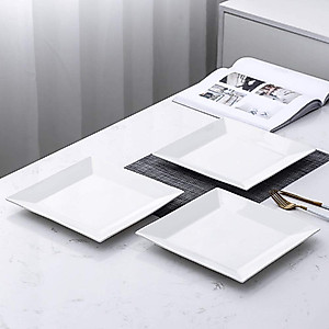 Porlien Classic Square 9.7-inch Dinner Plate Set of 3