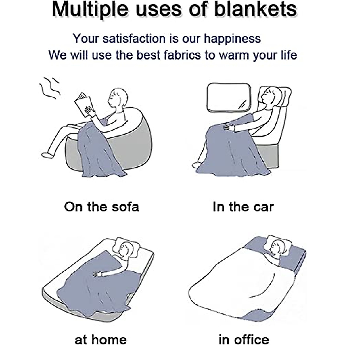 DHYYE Tractor Blanket with Equipment Trucks,Farm Tractor Vehicles Blanket Throw Blanket,2 Layers of Fabric (51x59In,8)