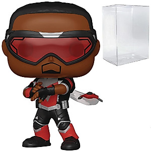 POP Marvel: Falcon and The Winter Soldier - Falcon with Redwing Funko Vinyl Figure (Bundled with Compatible Box Protector Case)