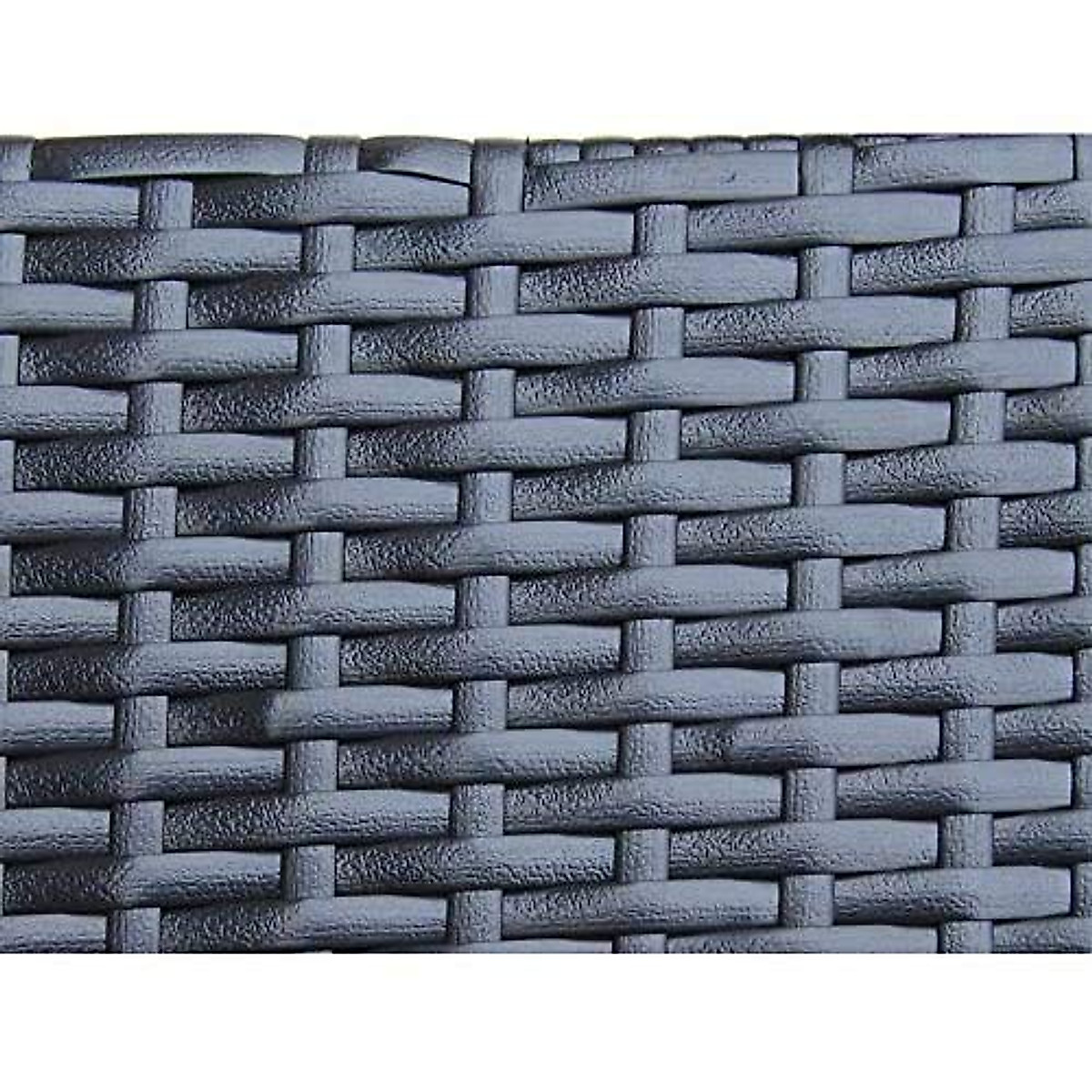 Woven Rattan, Plastic PE Wicker Repair Material for Garden Chair Black Table Patio Furniture Storage Basket Hand-Woven DIY Material (Around 220ft)