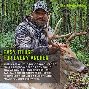 Flying Arrow Archery Toxic Broadhead 3-Pack