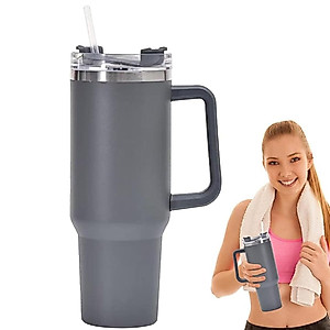 Chau Stainless Steel Mugs - Insulated Travel Cups with Handle & Lid, Multi-Color Design for Hot & Cold Drinks