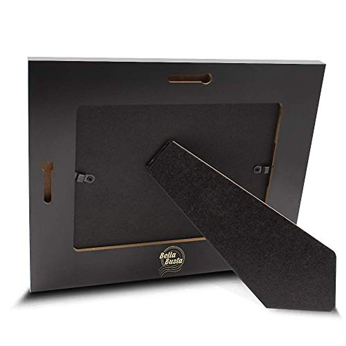 BELLA BUSTA-My 1st Birthday-Baby Boy, Baby Girl First Birthday-UV Print Gloss White Picture Frame (Boy, 5x7 Horizontal)