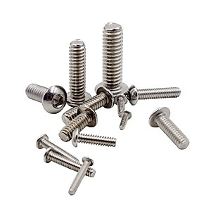 HVAZI #2-56 to 5/16"-18 UNC Stainless Steel Button-Head Socket Cap Screws Assortment Kit