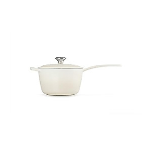 Le Creuset Enameled Cast Iron Signature Saucepan, 2.25 qt., Meringue
