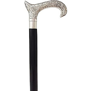Halloween Vintage Costume Walking 3 fod Stick Cane Strong Sturdy Beautiful Wooden Wood Cane