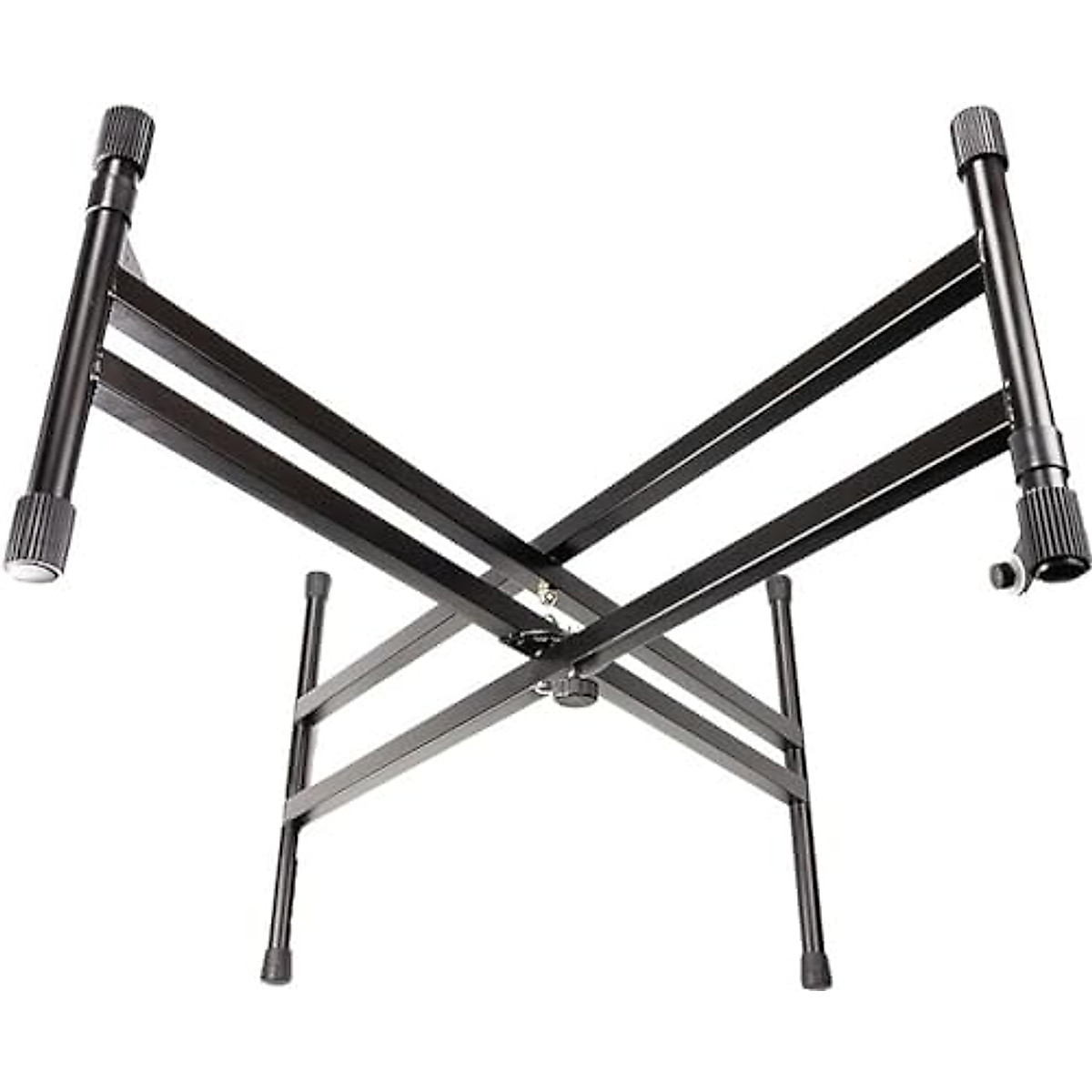 RockJam Adjustable Keyboard Stand with Locking Straps & Quick Release Mechanism