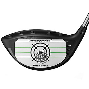 Direct Impact Golf Ultra-Thin Golf Impact Tape 100 Driver Labels - Instant Feedback for Increased Distance, Accuracy, Consistency