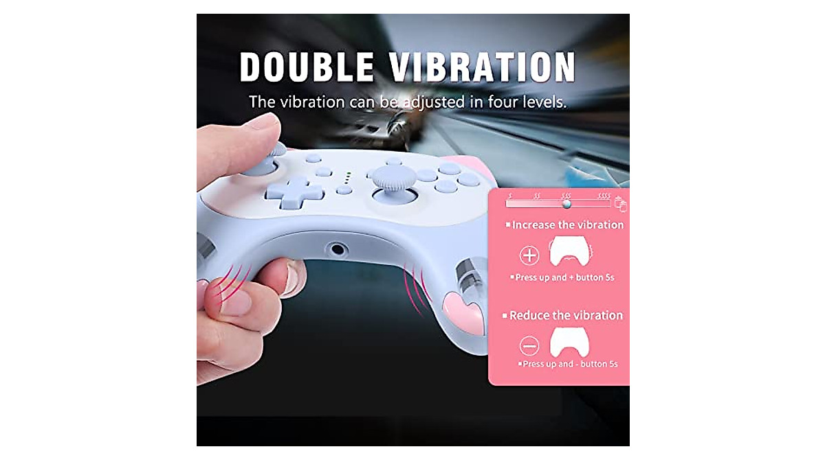 IINE Cute Wireless Switch Controller for Gamers