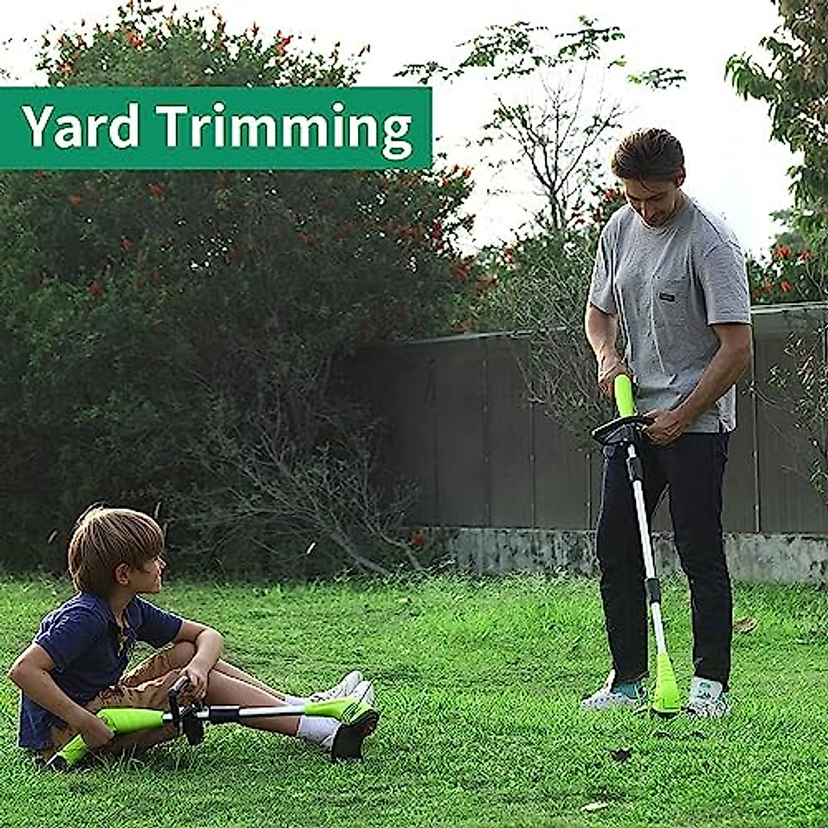 GardenJoy Weed Wacker Blades Replace, 3PCS Metal Cutter Blades Replacement for 12V Cordless Grass Trimmer