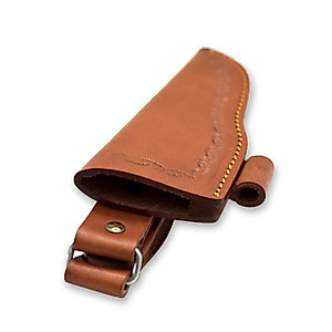 Hercules Knives Custom Leather Sheath Tooled Leather Sheath/Hunting Knife Sheath Universal Leather Knife Sheath Sheath Fit up to 8.0" Blade 100% Real Laether