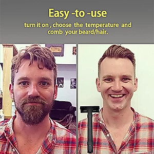 GDMG Butterfly Open Razor-Long Handle Double Edge Safety Razor,Safety Razor, Fit the skin, Clean Shaving Razor for Men