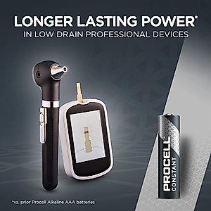 PROCELL Constant AAA Long-Lasting Alkaline Batteries (144 Pack), 10-Year Shelf Life, Bulk Value Pack for Consistent Moderate Drain Professional Devices