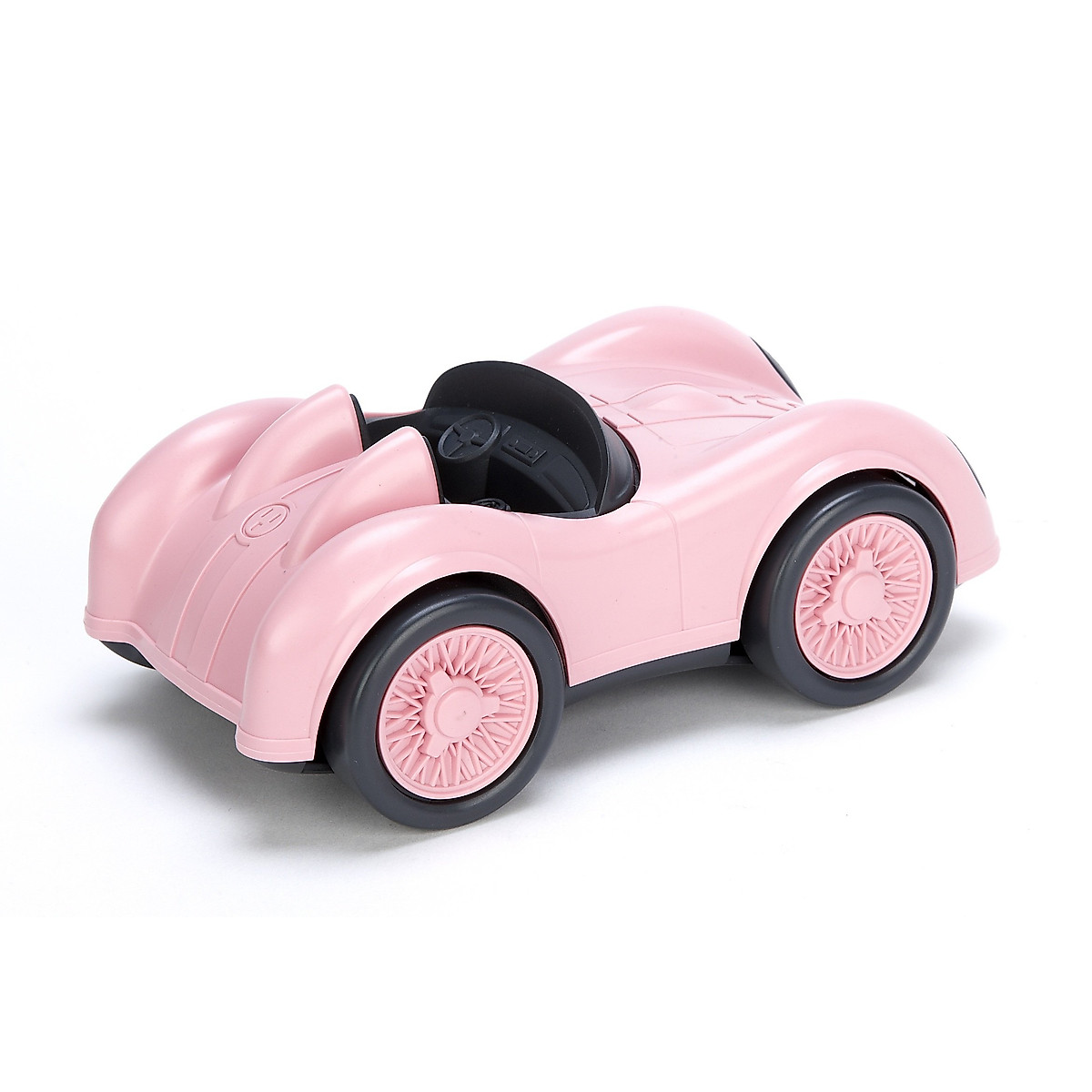 Green Toys Race Car, Pink - Pretend Play, Motor Skills, Kids Toy Vehicle. No BPA, phthalates, PVC. Dishwasher Safe, Recycled Plastic, Made in USA.