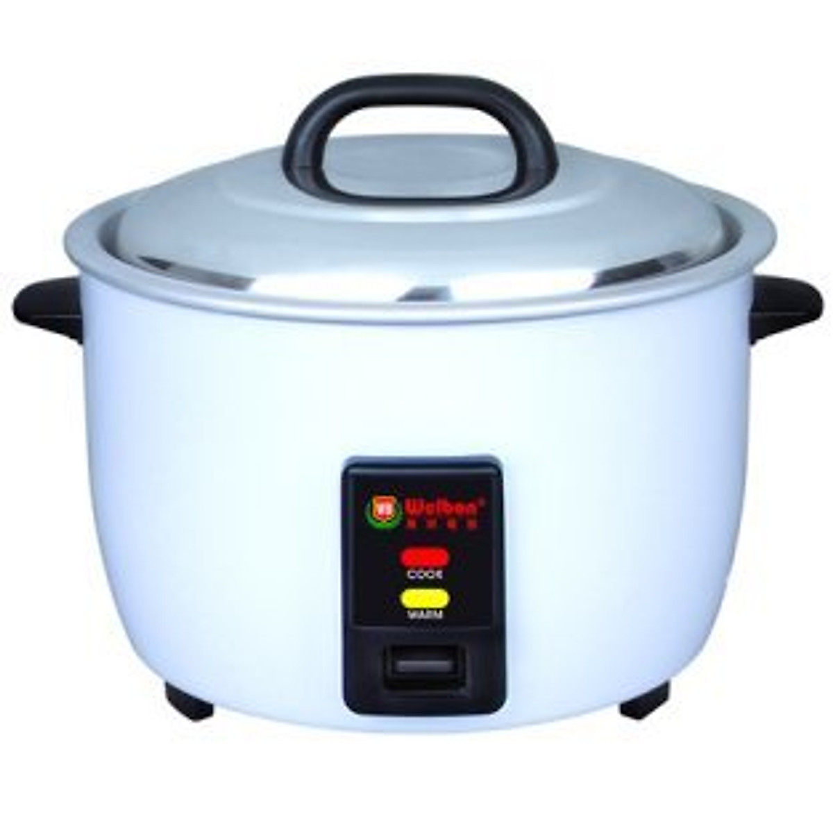 Welbon WRC-1060W Rice Cooker (30 Cups uncooked) with 3mm Nonstick inner pot 1650W, ETL listed