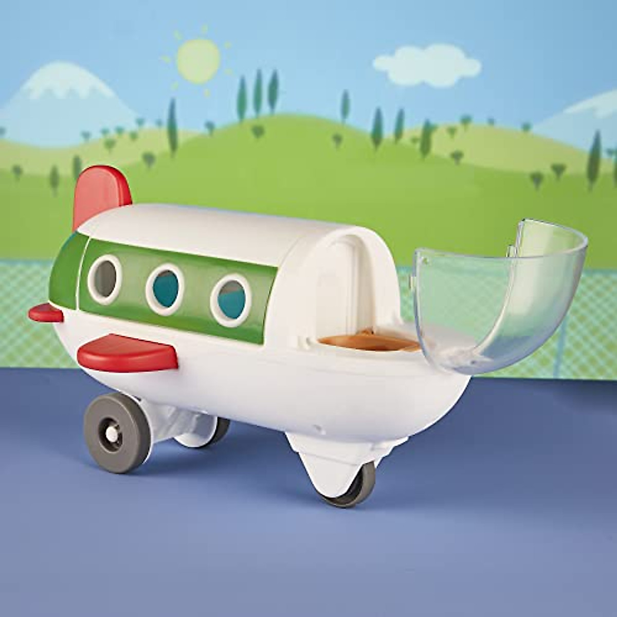 Peppa Pig Peppa’s Adventures Air Peppa Airplane Vehicle Preschool Toy with Rolling Wheels, 1 Figure, 1 Accessory; for Ages 3 and Up