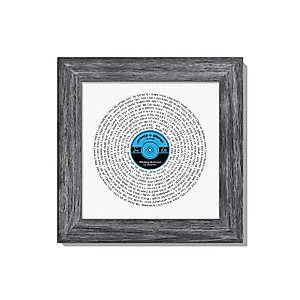 Personalized 1st Anniversary Gift, First Dance Song