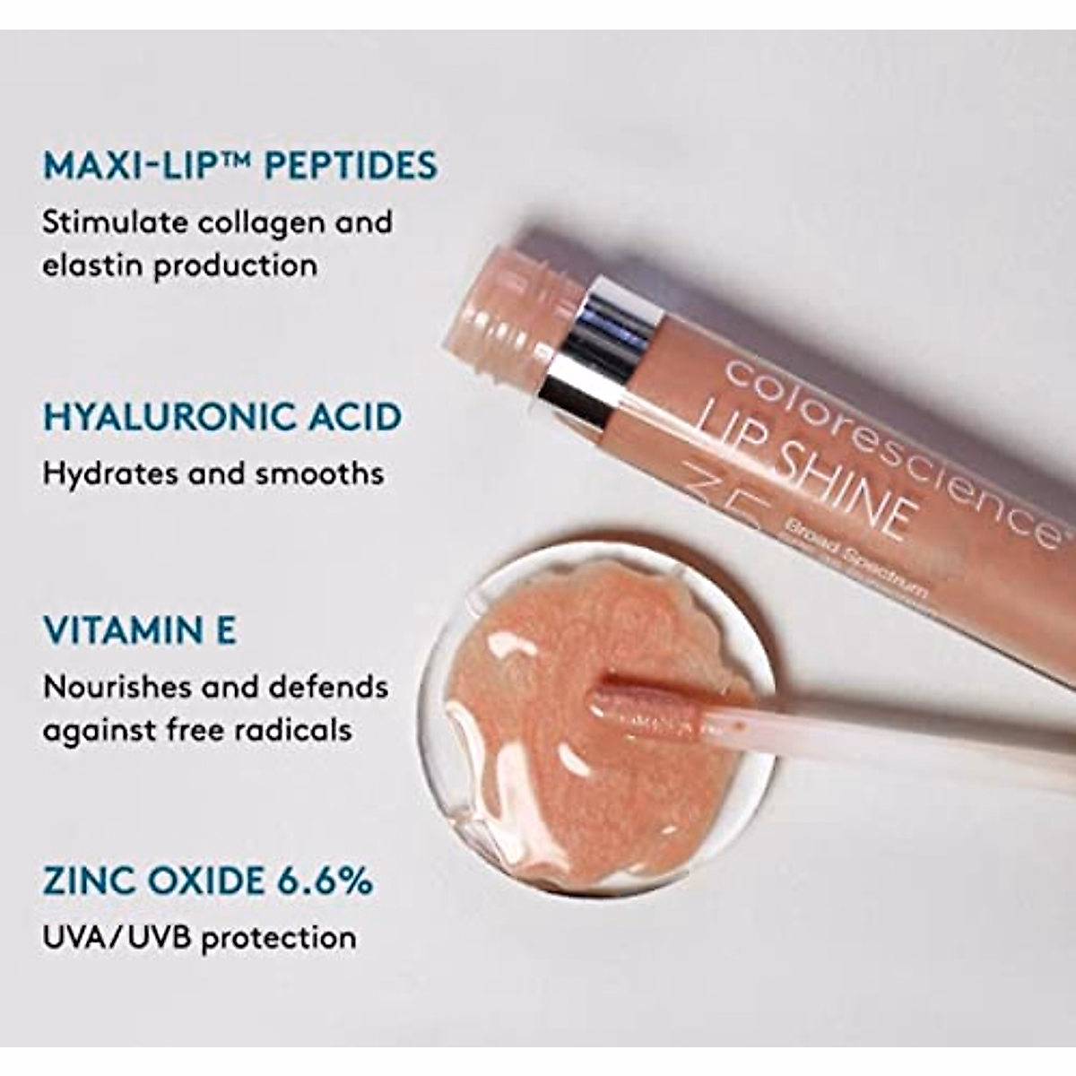 Colorescience Sunforgettable Lip Shine Spf 35 - Champagne Lip Gloss 0.13 Oz (Pack of 1)
