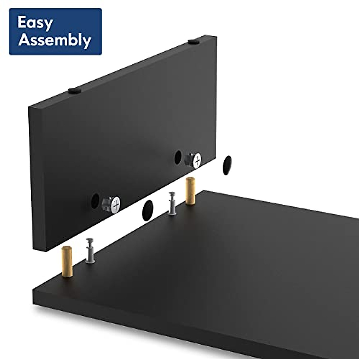 FITUEYES Dual Monitor Stand - Adjustable Wood Riser | 2 Monitors