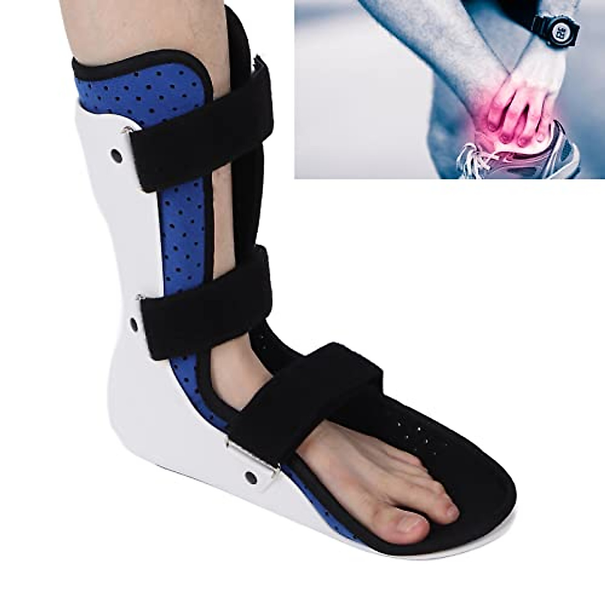 Ankle Foot Drop, Foot Postural Correction Brace Padded Drop Foot Brace for Stroke Tendon Injury(Left Foot, S)