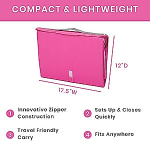 Disney Minnie Mouse Sit N Play Portable Activity Seat for Babies by Delta Children – Floor Seat for Infants