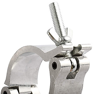 10 Pack O-Clamp 2 Inch Aluminum Alloy Stage Lights Truss Clamp, Fit for 48-51mm OD Tube/Pipe, Heavy Duty 220 lbs Load Capacity