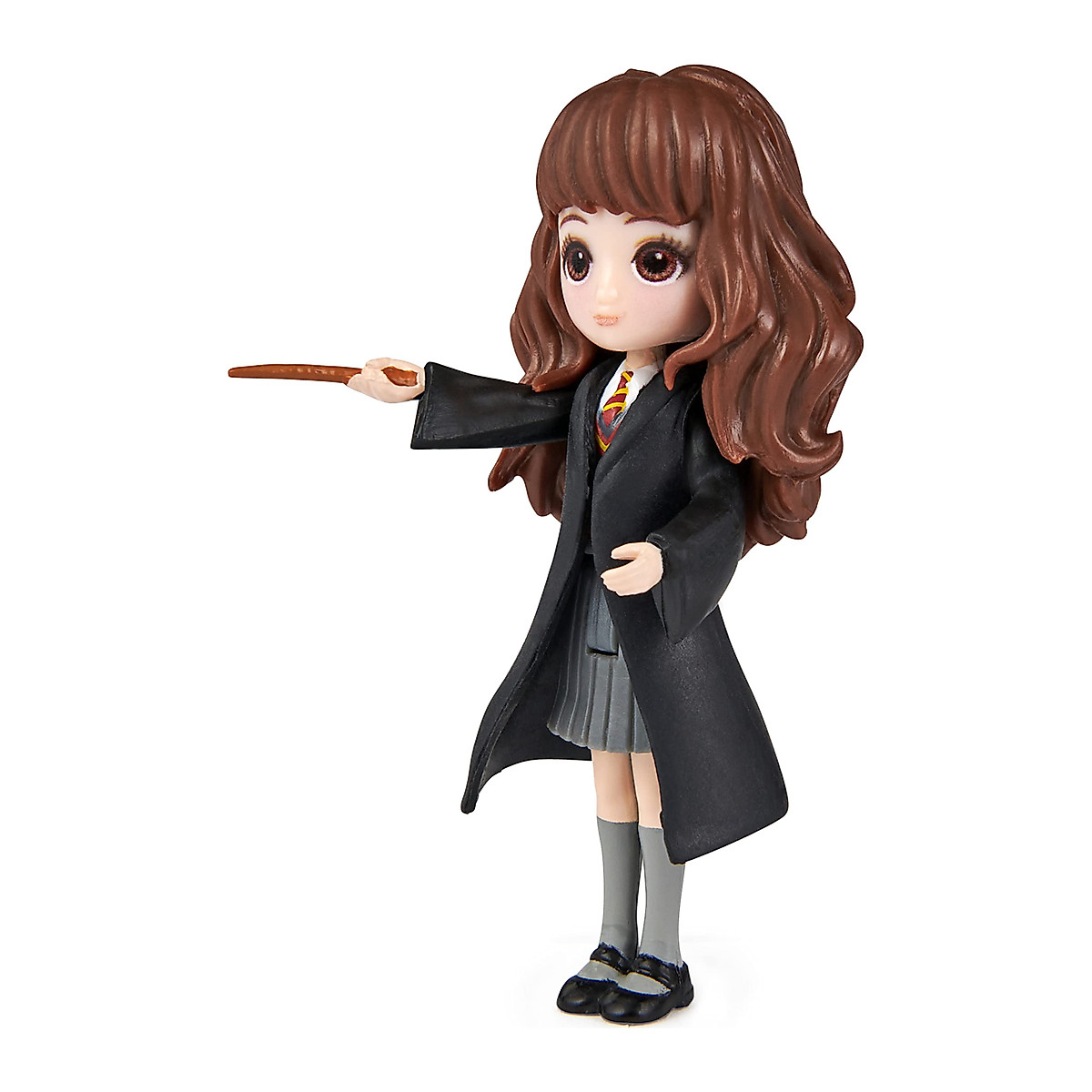 FIGURINE MAGICAL MINIS HERMIONE GRANGER WIZARDING WORLD - Figurine Articulée Hermione Granger 8 cm Avec Baguette Magique A Collectionner - Idée Cadeau Harry Potter - 6062062 - Jouet Enfant 5 ans et +