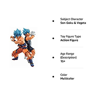 Ichibansho Figure - Dragon Ball Super - Son Goku & Vegeta (Super Saiyan God Super Saiyan) (Vs Omnibus Super), Bandai Spirits Collectible Statue