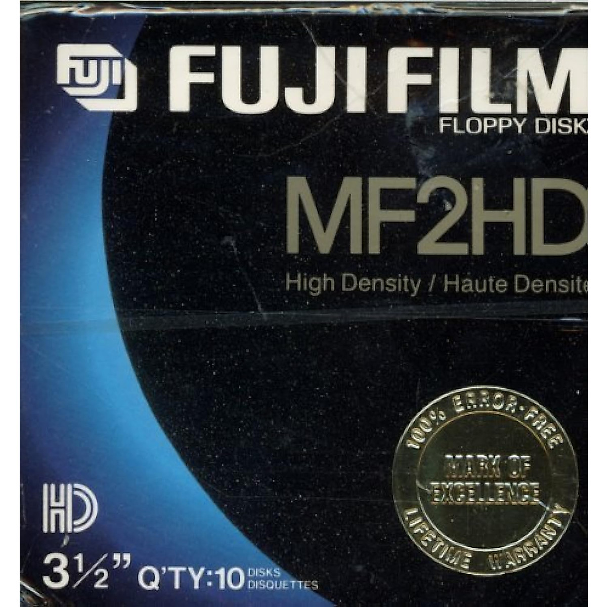 Fuji Film MF2HD High Density 3.5 Inch Floppy Disks - 10 Pack
