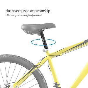 Vbestlife ycle Post 27.2/28.6/30.8/31.6 X 450Mm Aluminum Alloy MTB Road Mountain Bike Post (Black) (31.6 * 450Mm) Tija 31.6 450 450Mm++Post