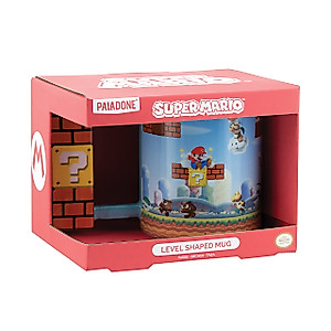 Paladone Super Mario Level Mug, Officially Licensed Nintendo Merchandise