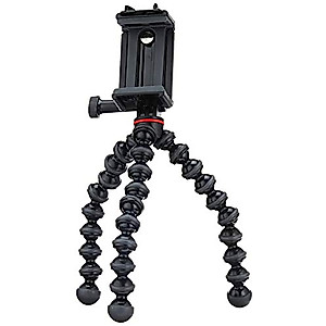 Joby GripTight Smartphone/Action Camera Flexible Tripod Stand Kit, Black/Charcoal, 10 Oz (JB01515)