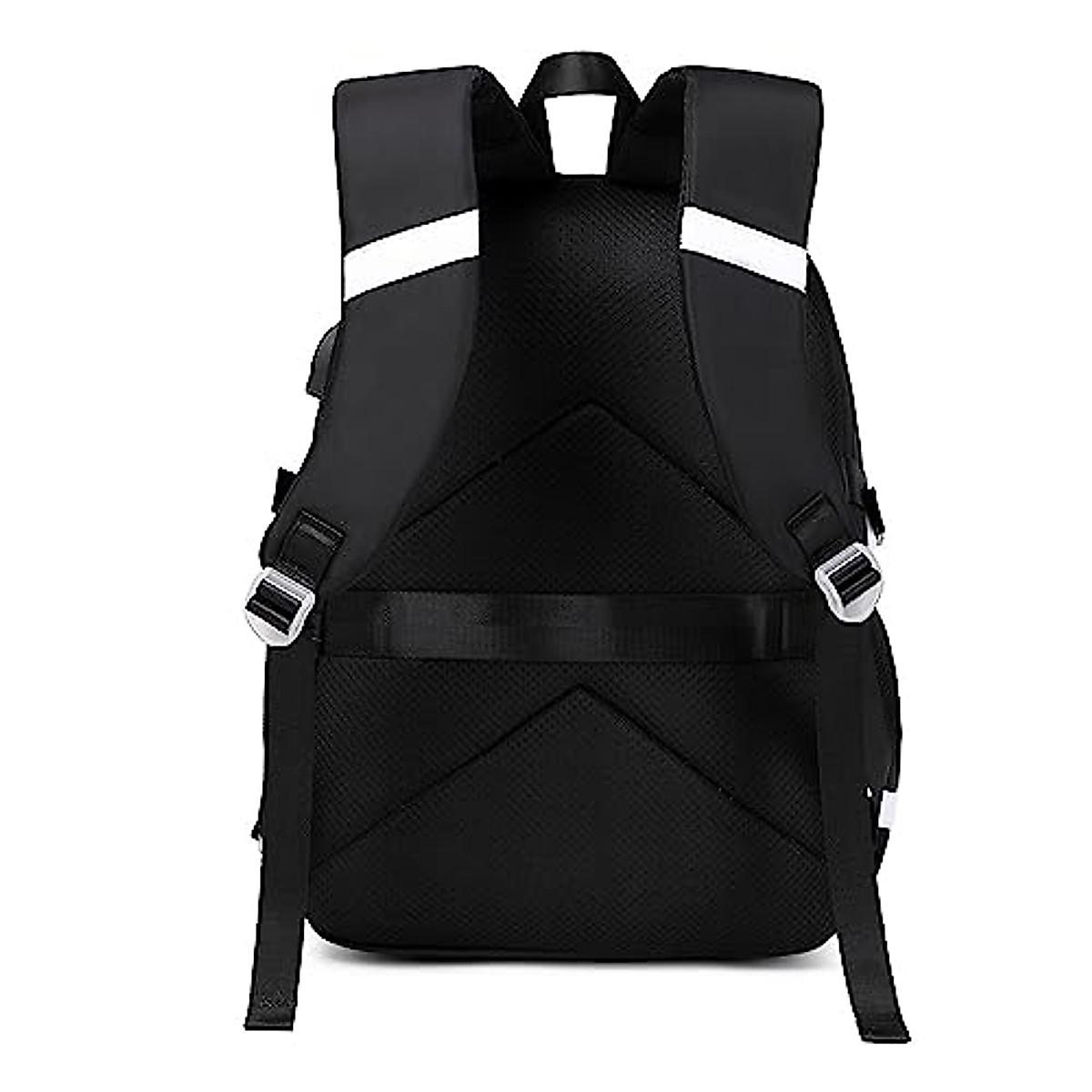 Teecho Girl School Backpack Cute Backpack Set for Women Fashion Bookbag with Pen case and Lunch Bag Black