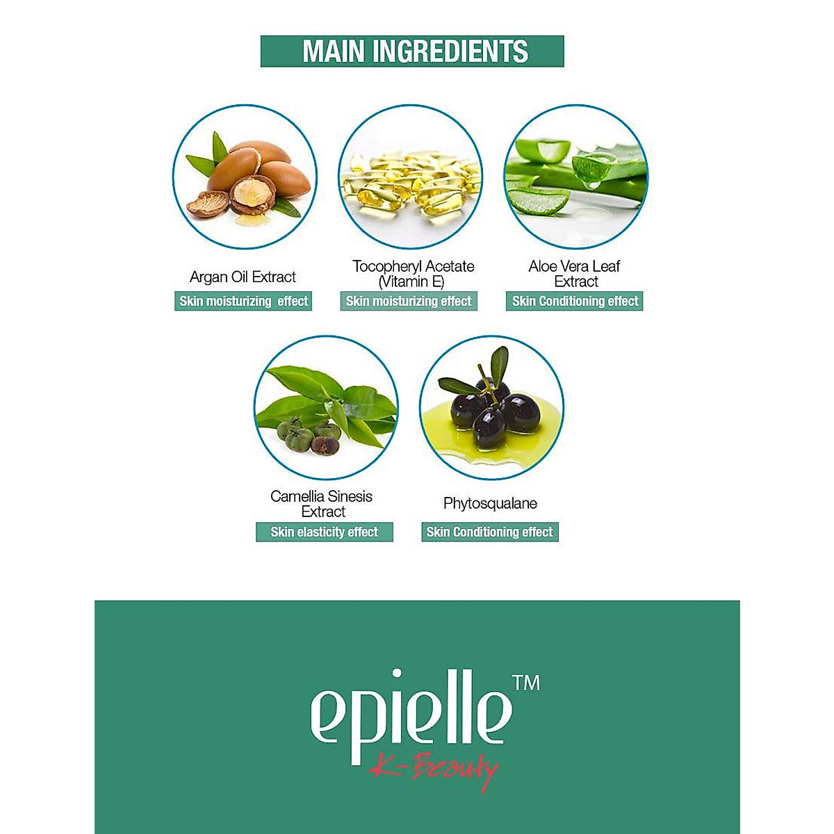 Epielle Argan Oil Cleansing Facial Tissues Makeup Remover Wipes Gentle and Nicely Scented Towelettes - 60 Sheets per pack, 4 pack (new)