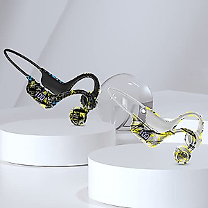 Cagogo 300mAh Conduction Headset Wireless Bluetooth Headset Sports Running Power LED Power Digital Display