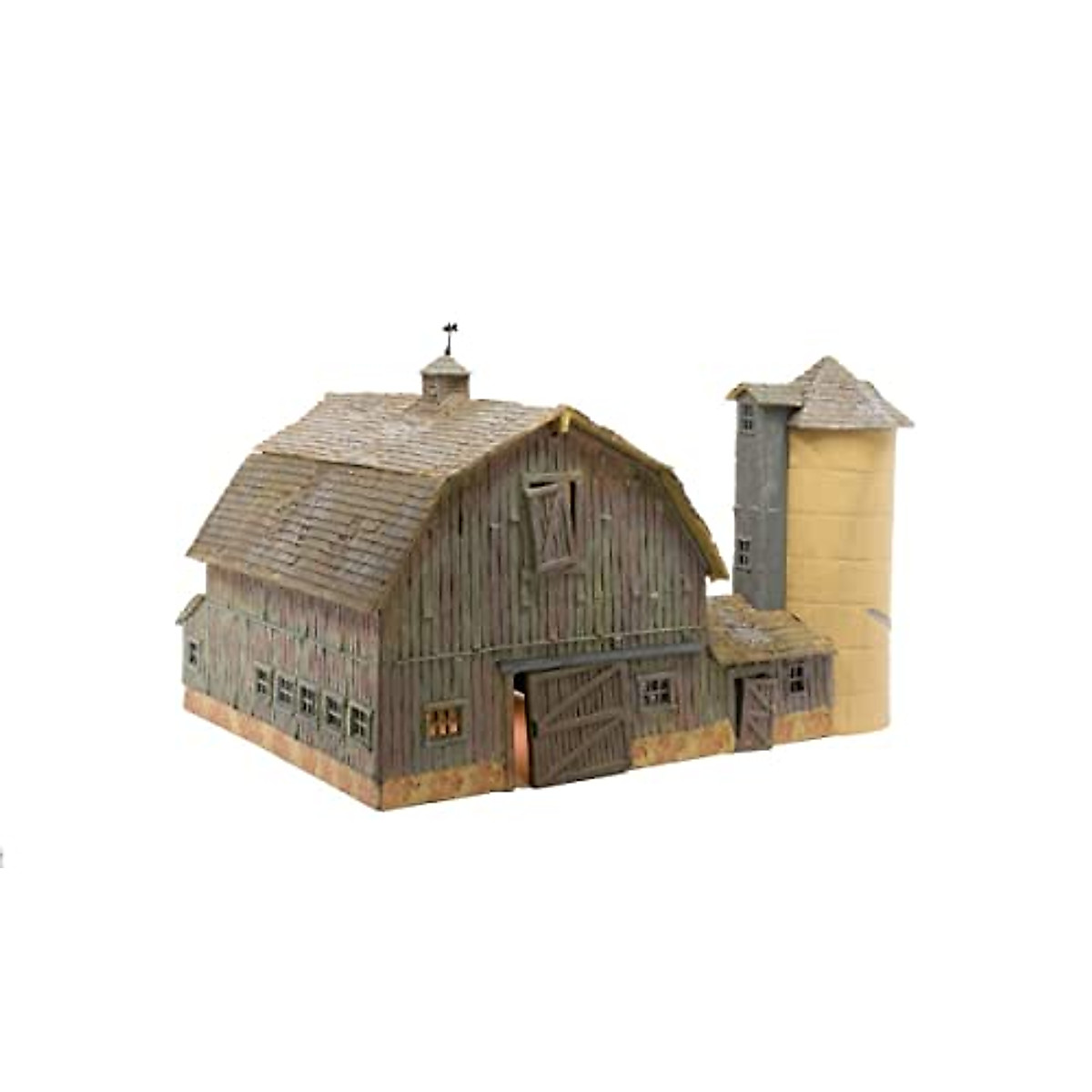Woodland Scenics BR5038 Old Weathered Barn Built & Ready Kit, HO Scale