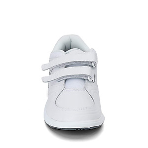 New Balance womens 813 V1 Hook and Loop Walking Shoe, White, 9.5 US