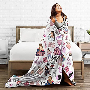 RWWSSK Pop Singer Throw Blanket Fans Birthday Gifts Blankets Party Supplies Decor Christmas Valentines Gifts 40"x50"