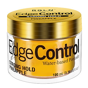 RQLN Edge Control For Black Hair, Water Based Pomade, Hair Gel For Women Strong Hold, 100ml (3.38 US fl.oz) Pineapple Edge Stay Gel