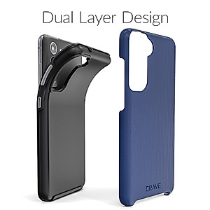 Crave Dual Guard Navy Case for Galaxy S21 FE 5G - Shockproof & Drop Protection