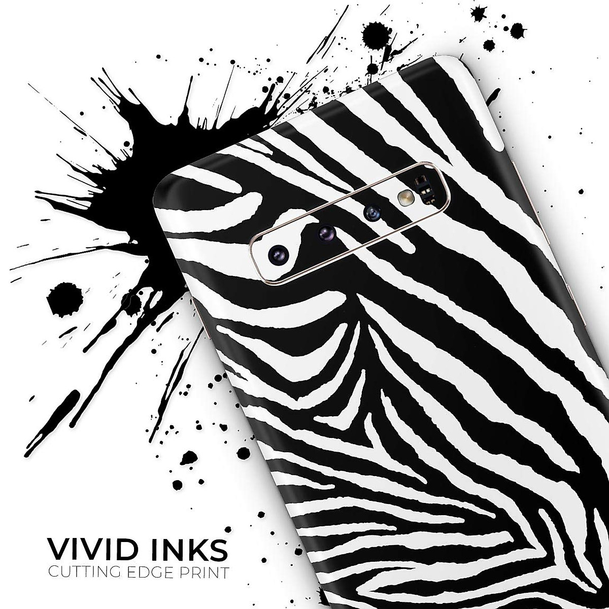 DesignSkinz Toned Zebra Print Protective Vinyl Decal Wrap Skin Cover Compatible with The Samsung Galaxy S20 (Screen Trim & Back Glass Skin)