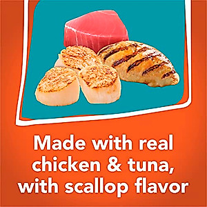 Friskies Canned Tasty Treasures Cat Food, Chicken & Tuna, 5.5 oz, 1 pack